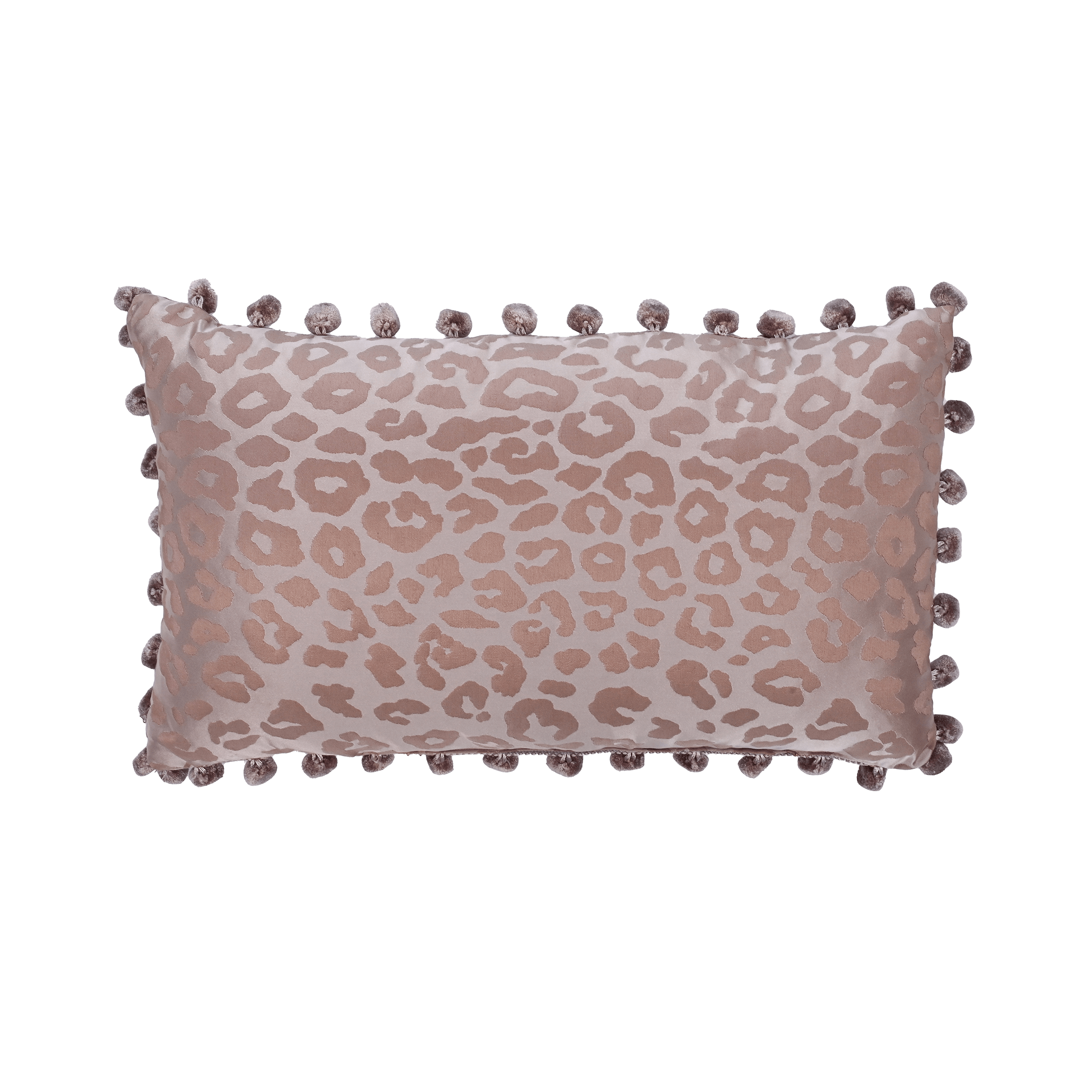 Leo Rectangular Cushion - Luxurious Pink Leopard Velvet Cushion by ...