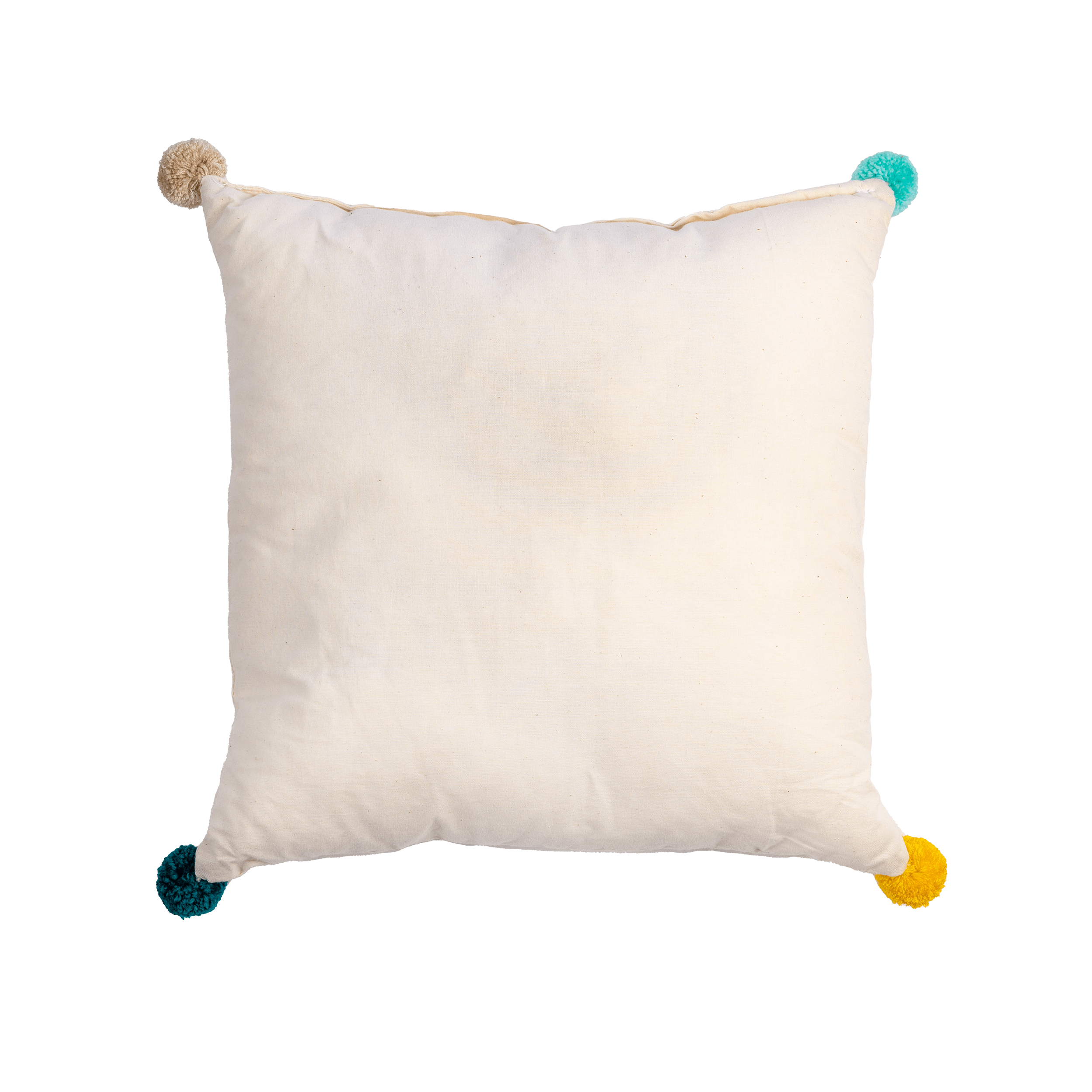 Pom Pom Square Cushion | Playful Kids Event Decor Hire