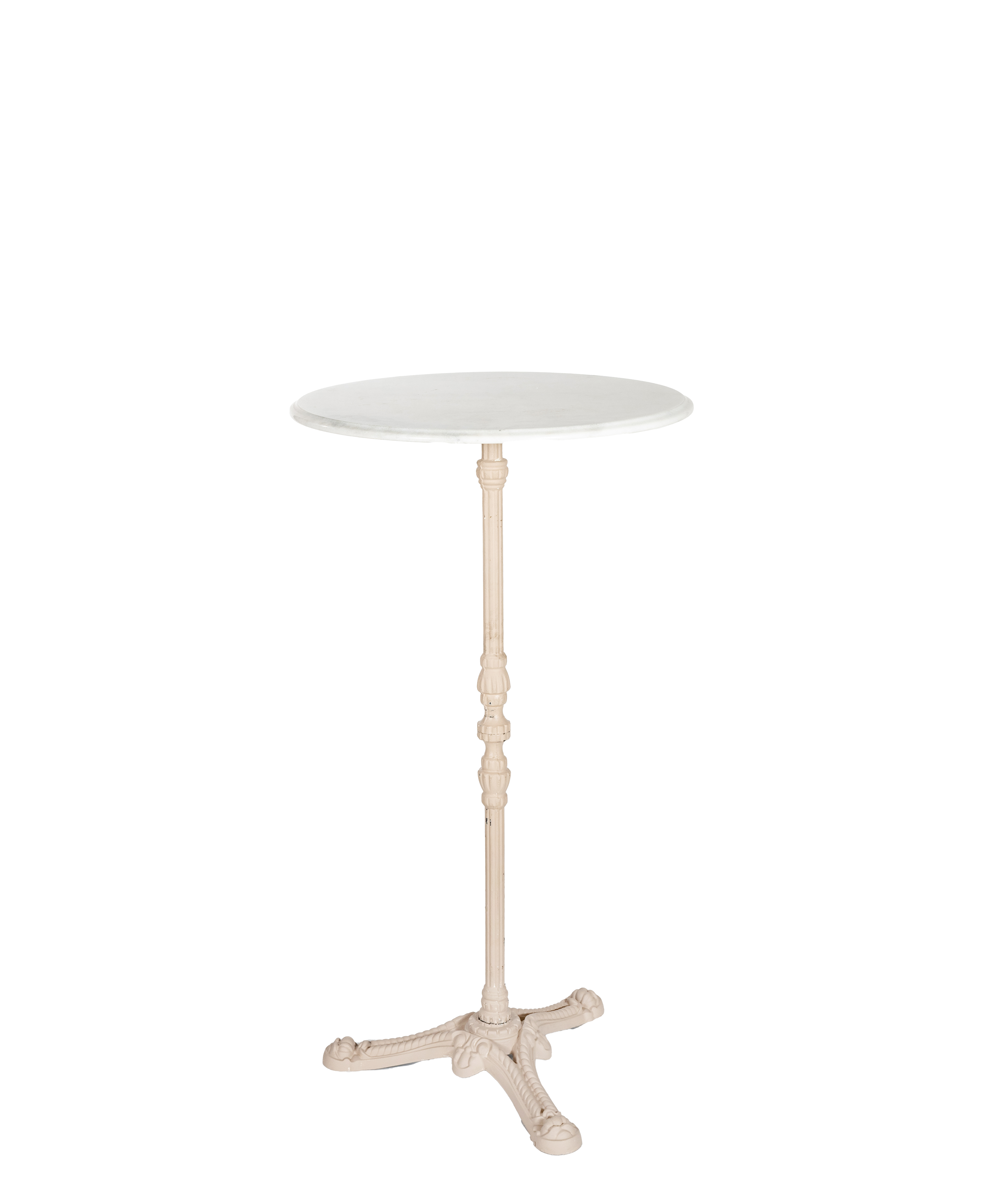 Marta Highboy Poseur Table | Elegant Marble Top from Elite Hire
