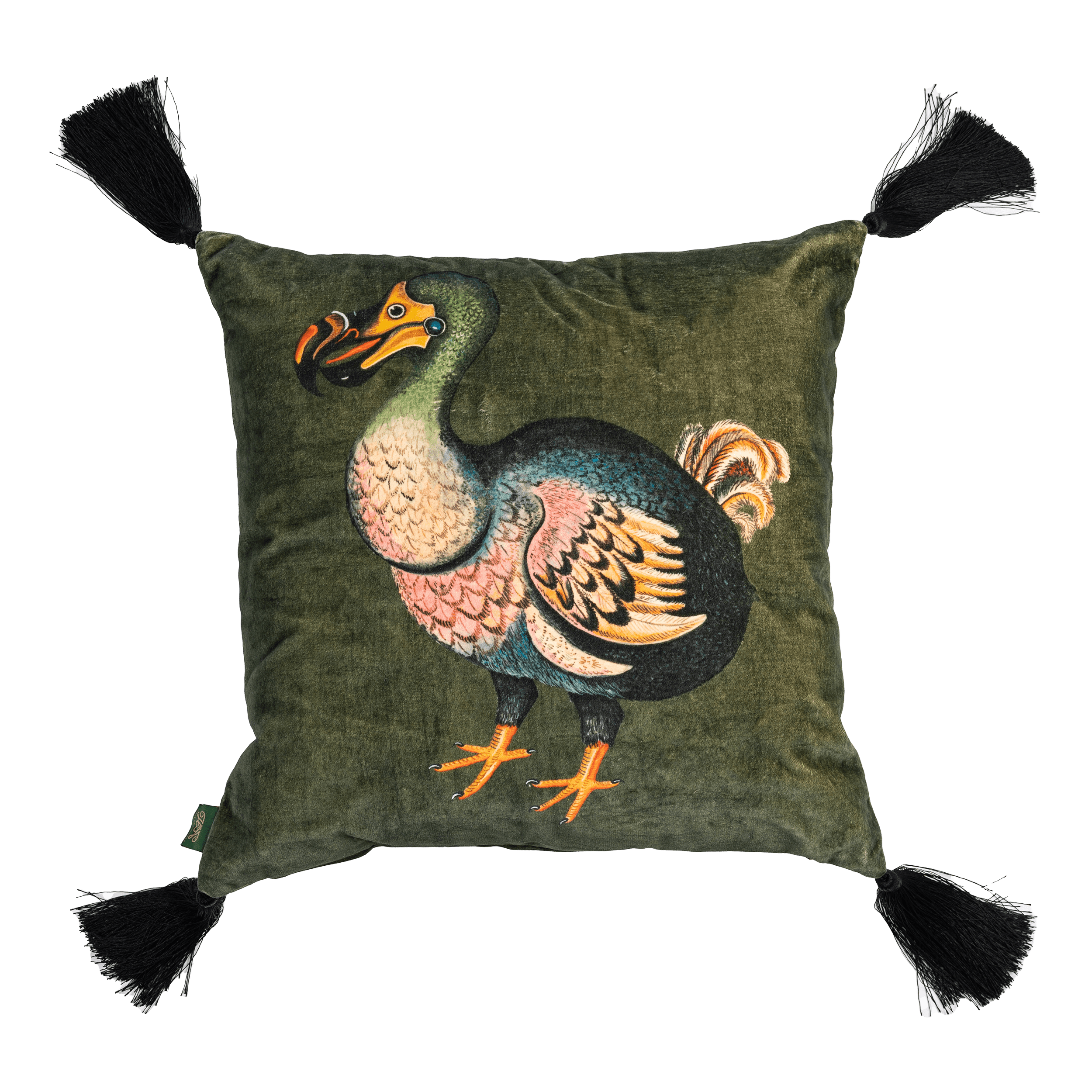 Dodo Cushion (Green) | Exclusive Event Decor by Elite Hire