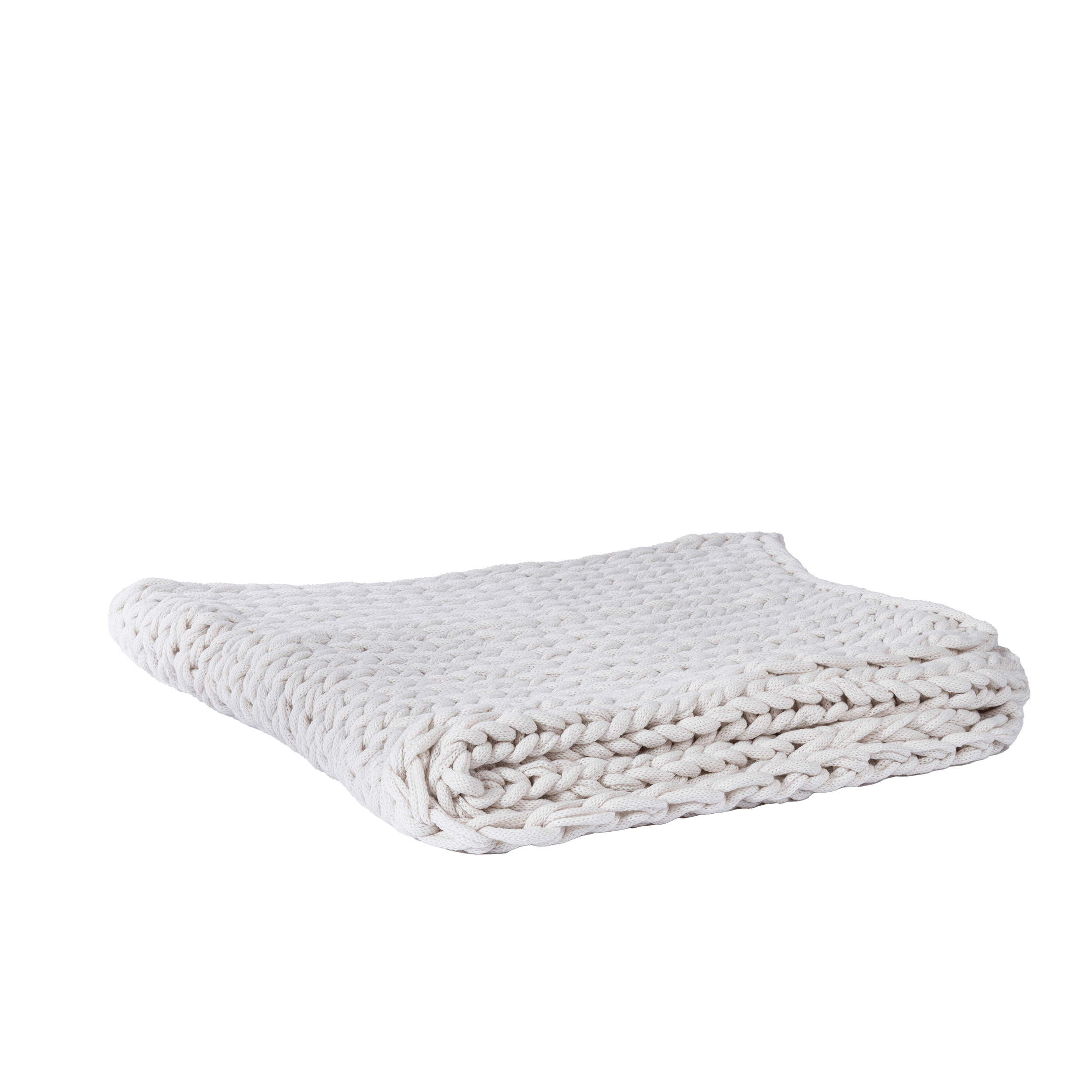 Cream Throw - Soft Cream Accent Blanket by Elite Hire